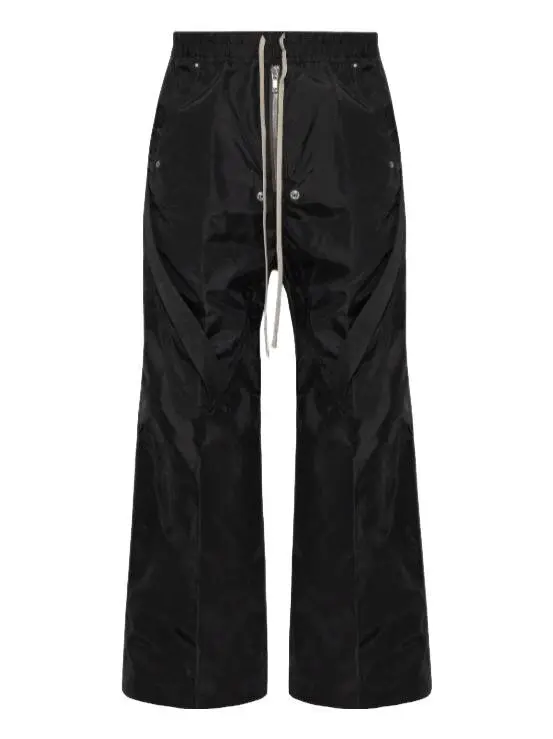 Rick Owens Strapped Wide-leg Pants - Black