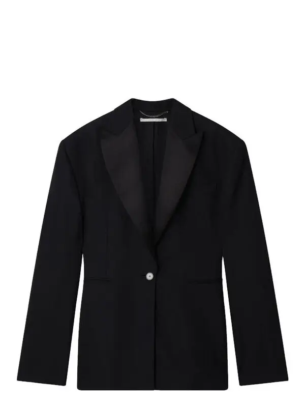 Stella McCartney Oversized Tuxedo Jacket - Black