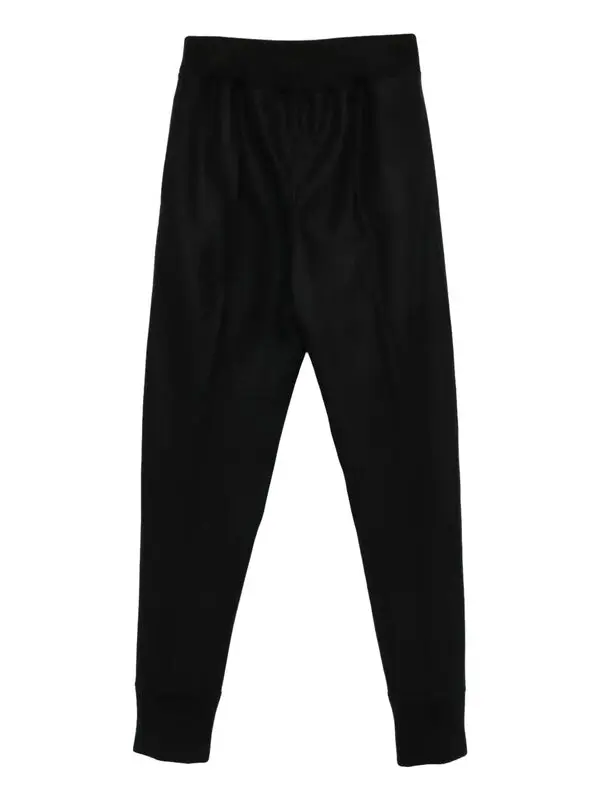 JIL SANDER Tapered Pocketed Track Pants - Black