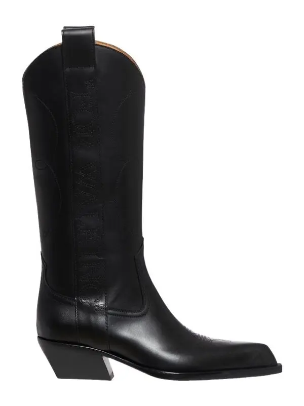Off-White Meteor Cowboy Pointed Toe Boots - Black