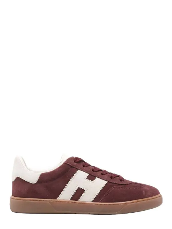 Hogan Sneakers With Logo Detail - Red