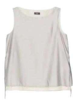 Peserico Sleeveless Layered Top With Side Ties - No