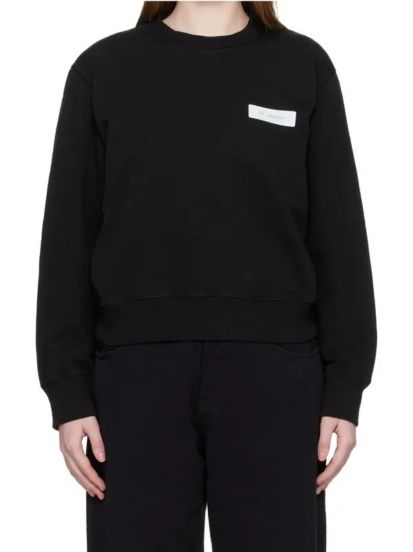 MAISON MARGIELA Plaque Sweatshirt - Black