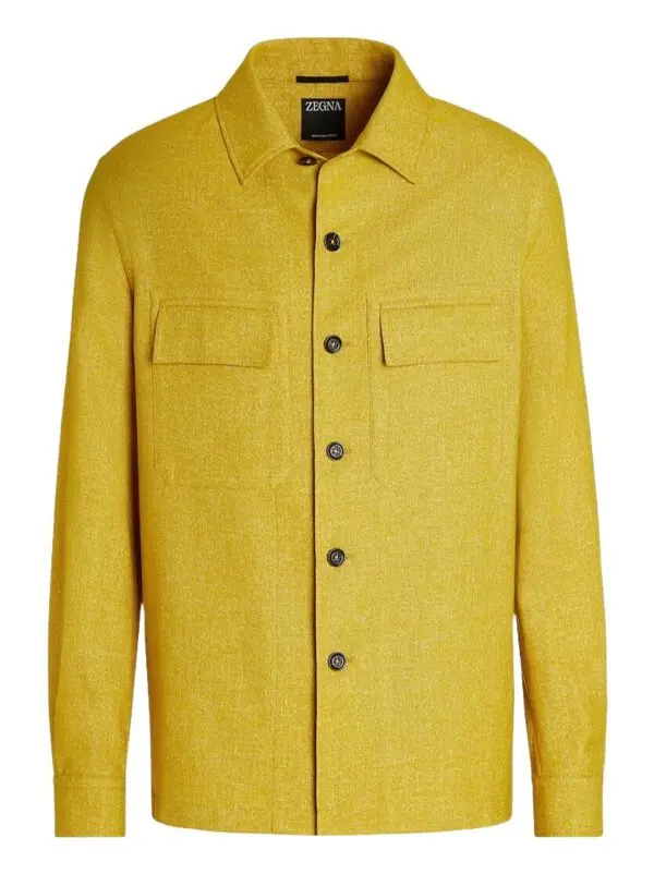 Zegna Undershirt Coat - Yellow