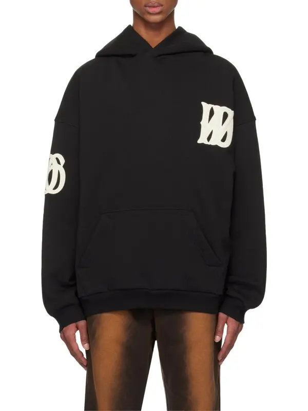 We11Done Long-sleeved Hoodie - Black