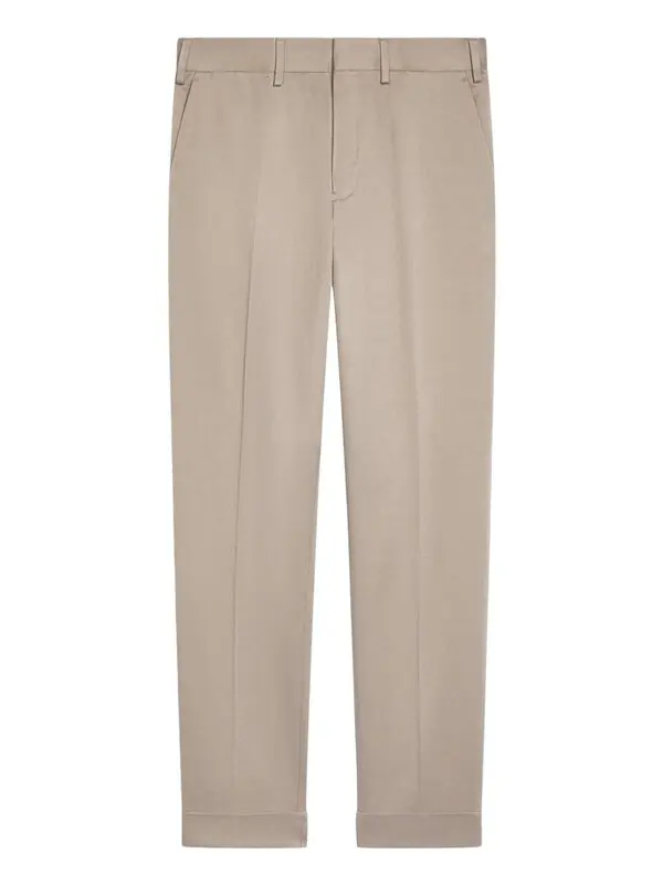 Dries Van Noten Tapered Cuffed Trousers - Cement Color