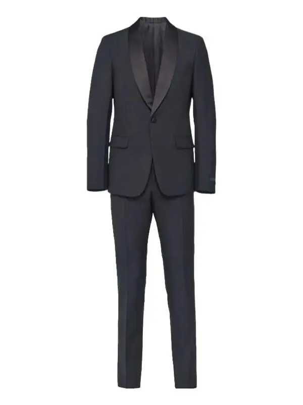 Prada Two Piece Tailored Suit - Black