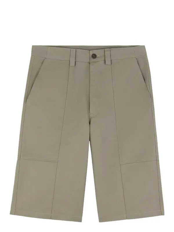Maison Kitsuné Embroidered Logo Short - Pebble