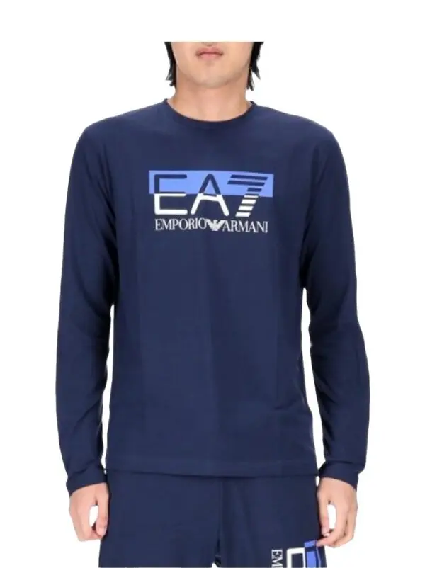EA7 Long-sleeved T-shirt - Blue