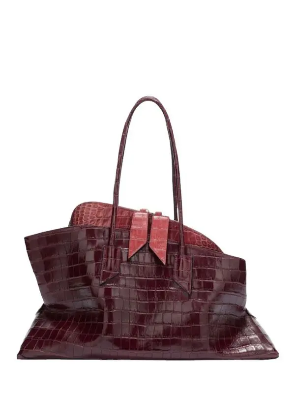 Attico La Passeggiata Medium Tote Bag - Red