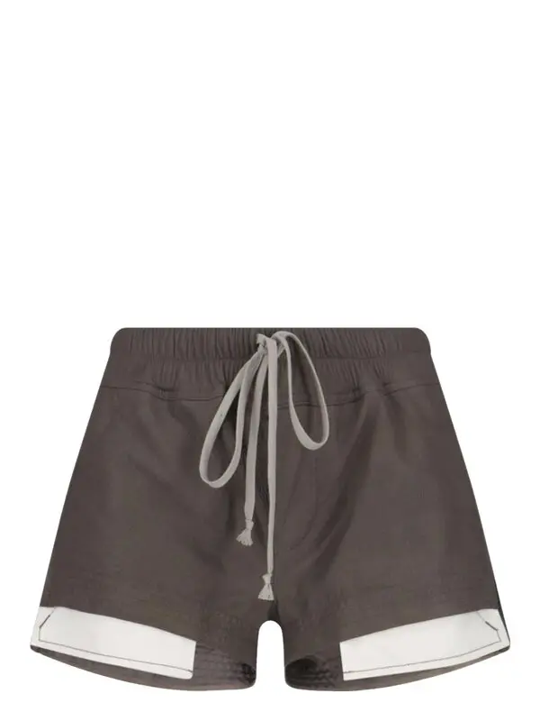 Rick Owens Layered Drawstring Shorts - Brown