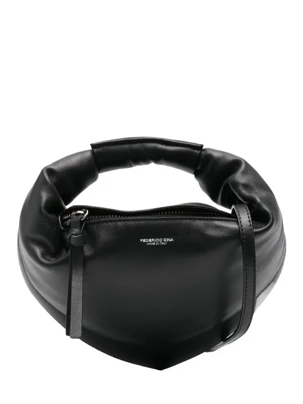FEDERICO CINA Tortellino Shoulder Bag - Black