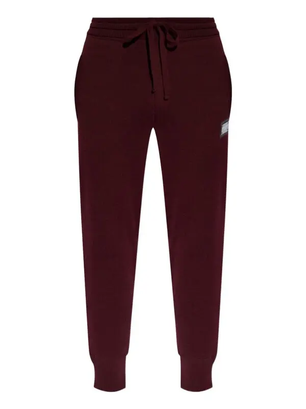 Dolce & Gabbana Dolce Gabbana Knitted Jogging Pants - Brown