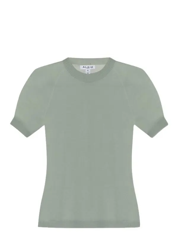 Alaïa Short Sleeve T-shirt - Gray