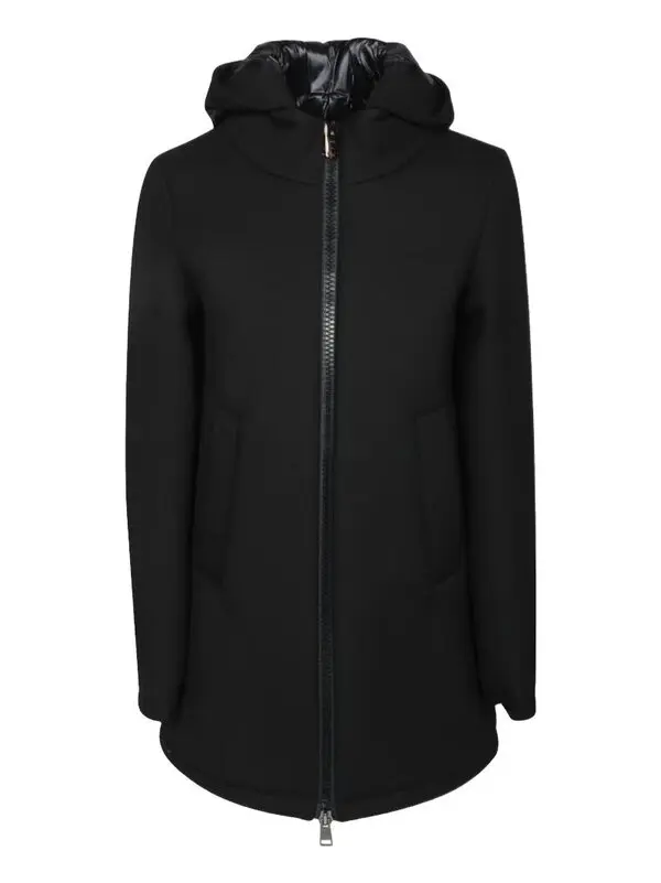 Herno Hooded Jacket - Black