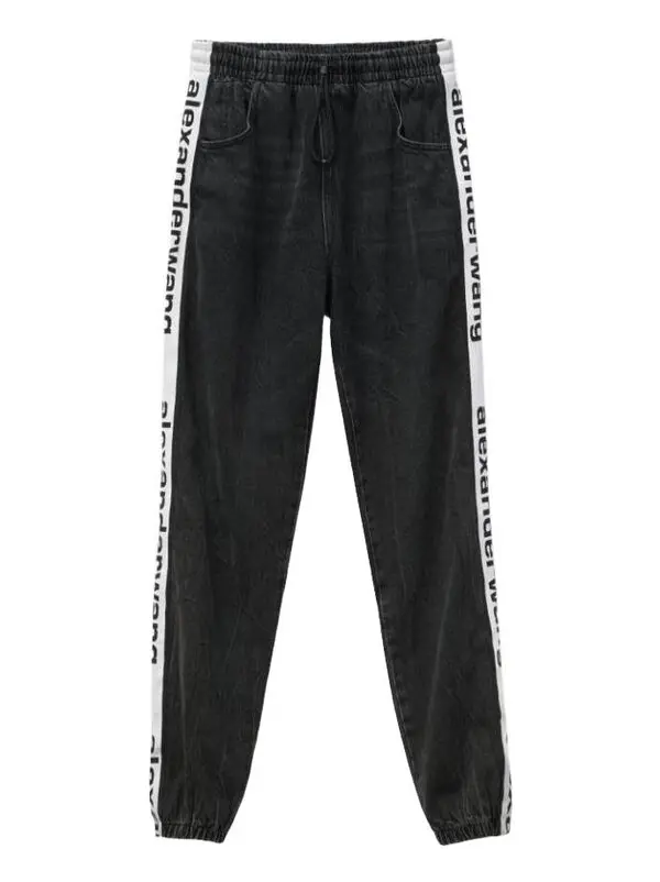 Alexander Wang Casual Denim Trousers - Black