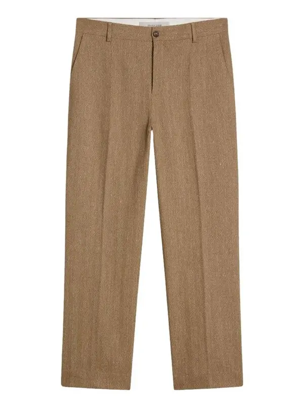 GOLDEN GOOSE Chevron Tailored Trousers - Sand-colored