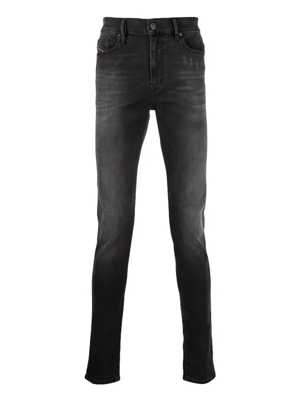 DIESEL® Slim Straight-leg Jeans - Black
