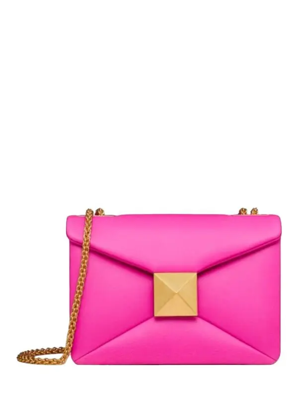 Valentino Garavani One Stud Chain-linked Crossbody Bag - Pink