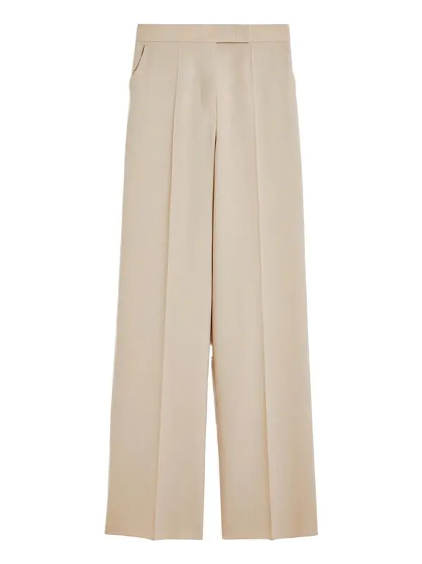 Max Mara Girone Wide-leg Trousers - Nude