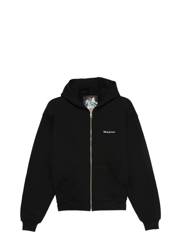 Coperni X Disney Zip-up Hoodie - Black