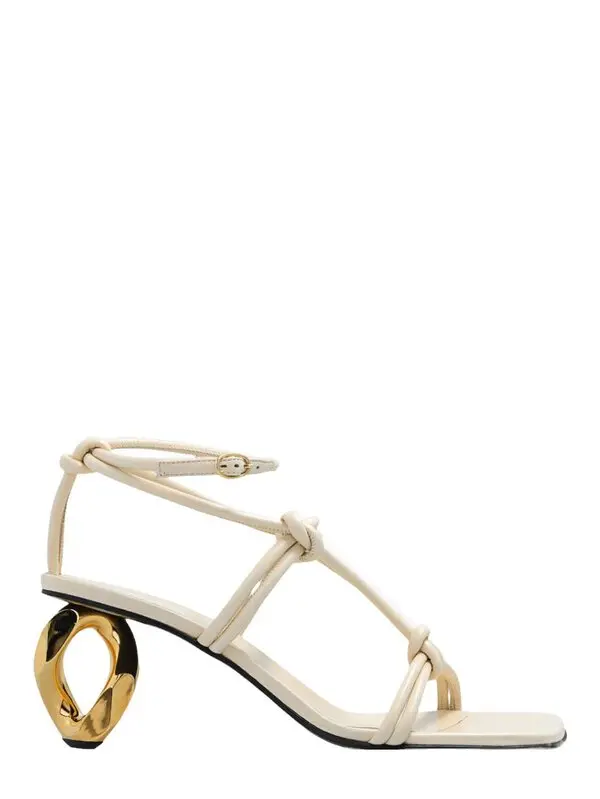J.W.ANDERSON Logo High-heeled Sandals - Nude