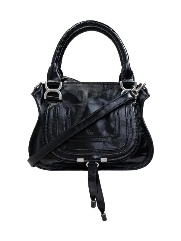 Chloé Marcie Zipped Small Tote Bag - Black