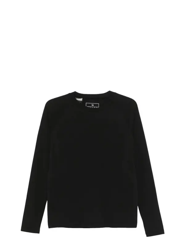 Y3 W Run Knit Sweatshirt - Black