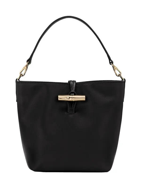 Longchamp Le Roseau Extra Small Bucket Bag - Black