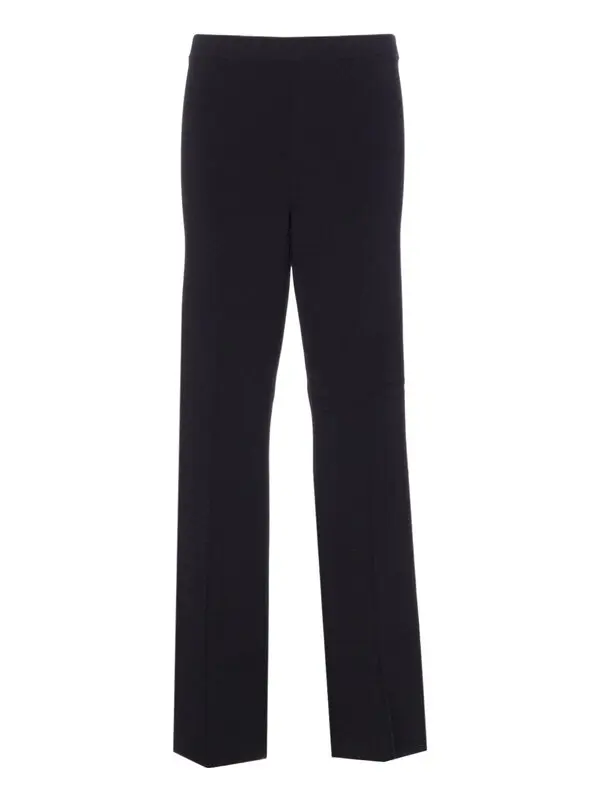 TWINSET High-waist Straight-leg Trousers - Black