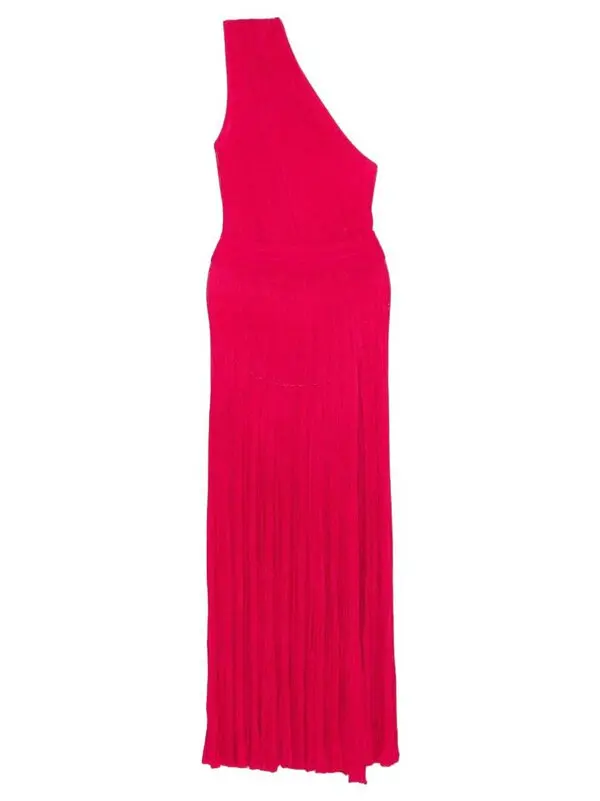 ANTONINO VALENTI One-shoulder Maxi Dress With Side Split - Red