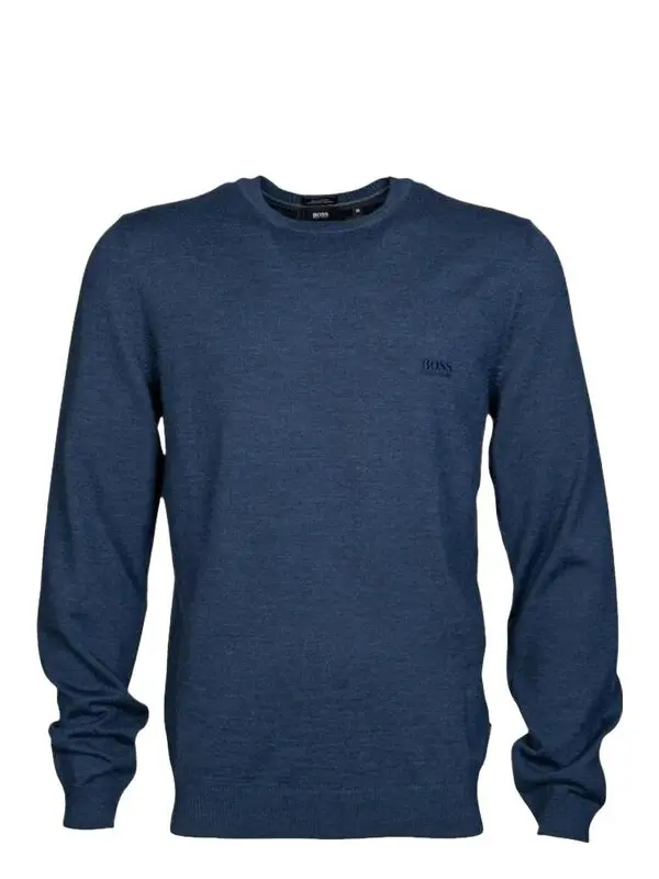 Hugo Boss Embroidered Pullover - Blue