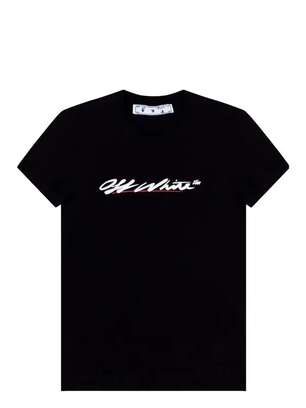 Off-White Printed Logo T-shirt - Black
