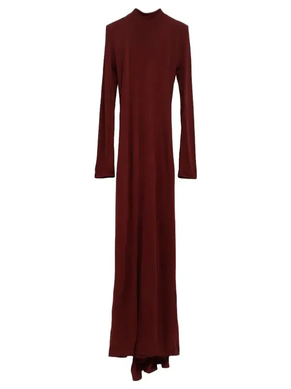 Alaïa Draped Soft Jersey Maxi Dress - No