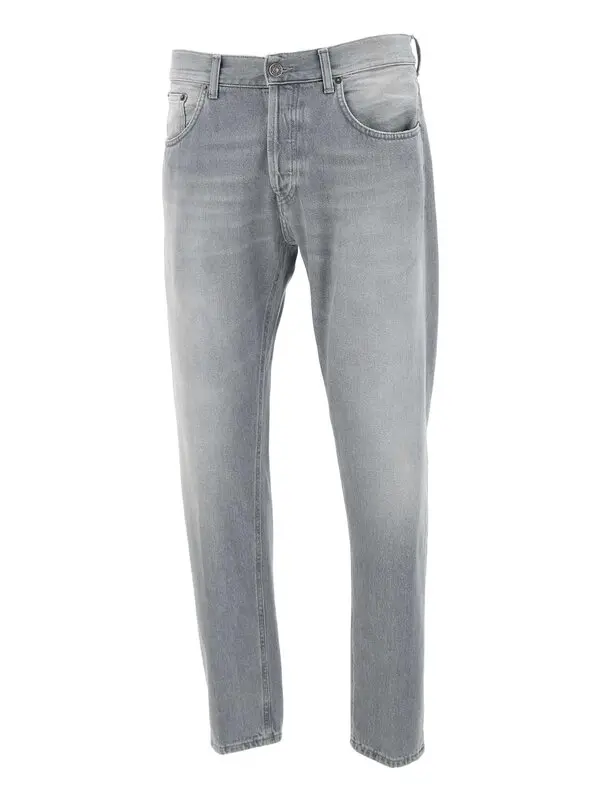 DONDUP Faded Slim-fit Jeans - Gray