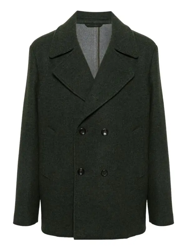 Etro Double-breasted Peacoat - Black