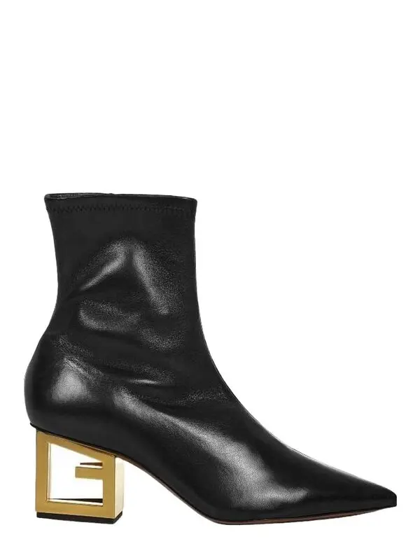 Givenchy G-heel Ankle Boots - Black