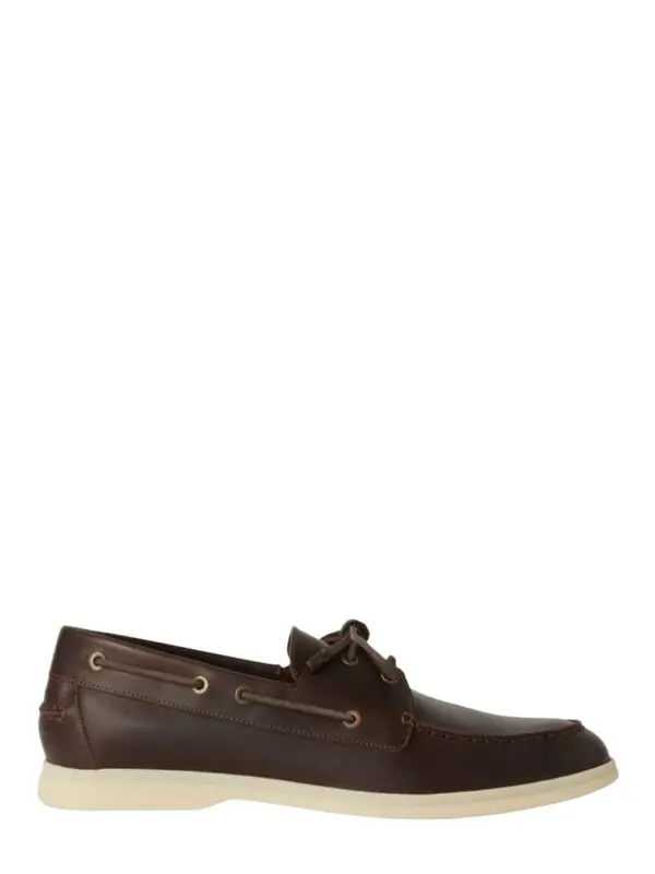 Loro Piana Lace-up Flat Shoes - Black