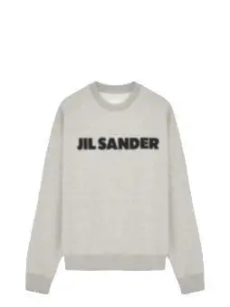 JIL SANDER Logo Sweatshirt - White