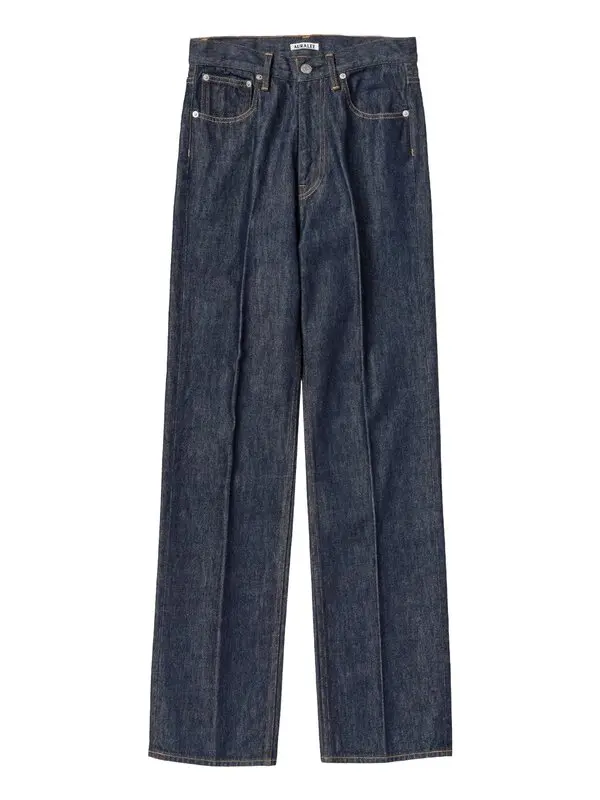 Auralee Regular Fit Jeans - Black