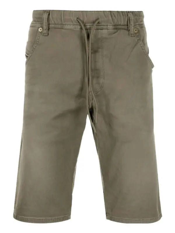 DIESEL® Slim-cut Drawstring Shorts - Green