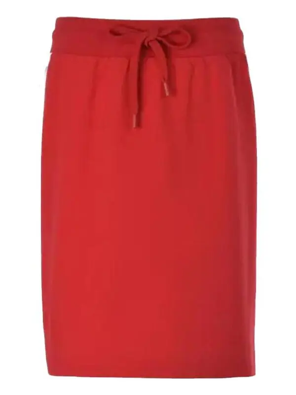 Moschino Side Logo Skirt - Red