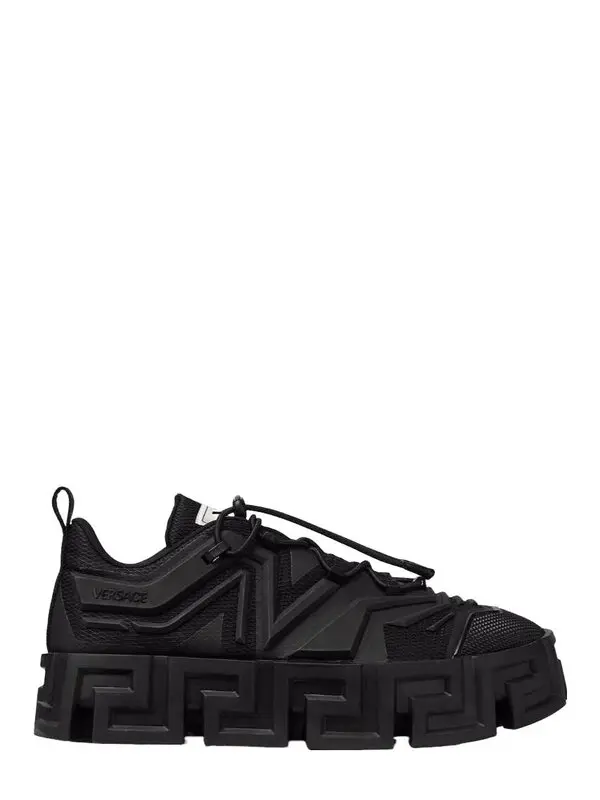 Versace Greca Sole Sneakers - Black