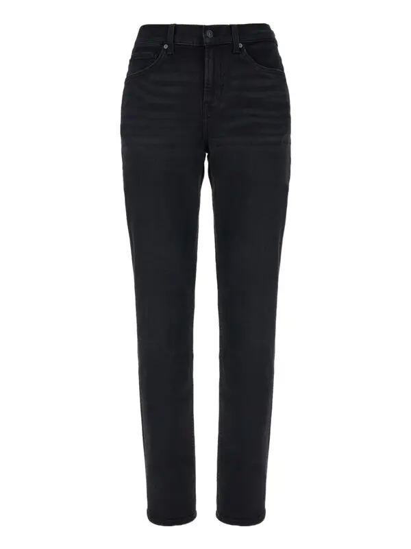 7 For All Mankind Belt Loop Jeans With Patch Pocket - Black