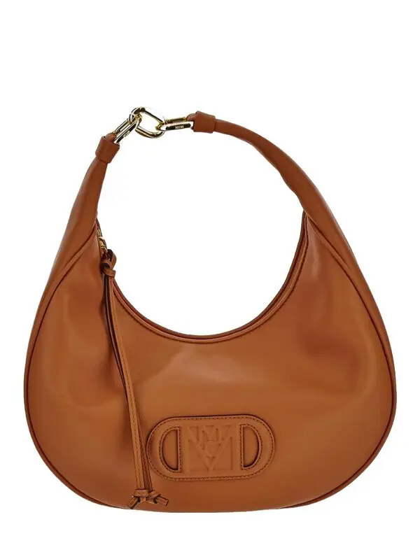 Mcm Travia Zipped Shoulder Bag - Brown