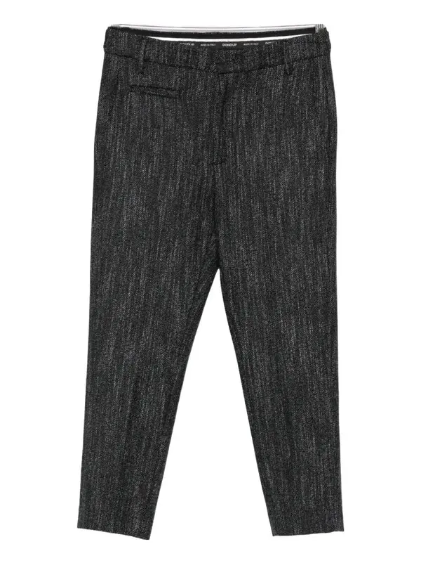 DONDUP Ariel Tailored Pants With Button Fastening - Black