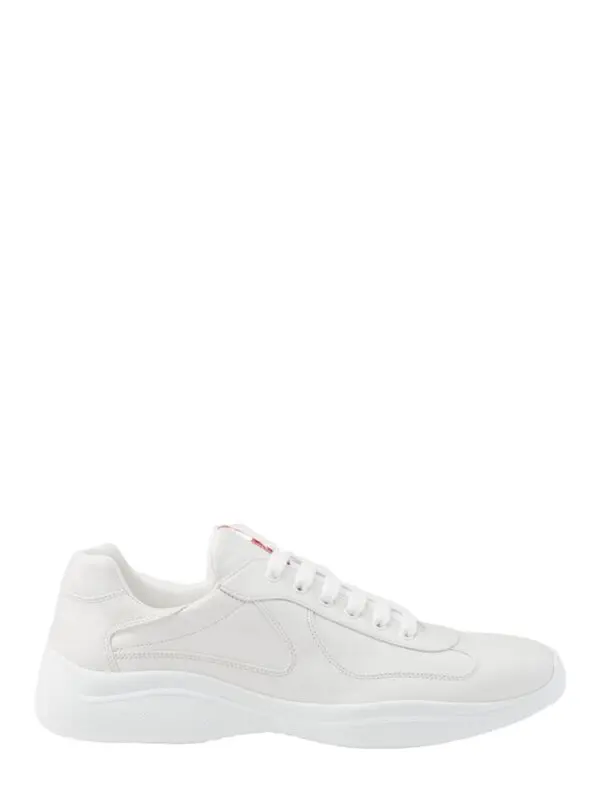 Prada America's Cup Lace-up Sneakers - White