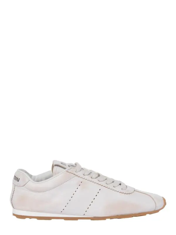 Miu Miu Bleached Sneakers - White