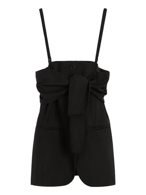 Max Mara Veruska Sleeveless Top With Pussy Bow Detail - Black
