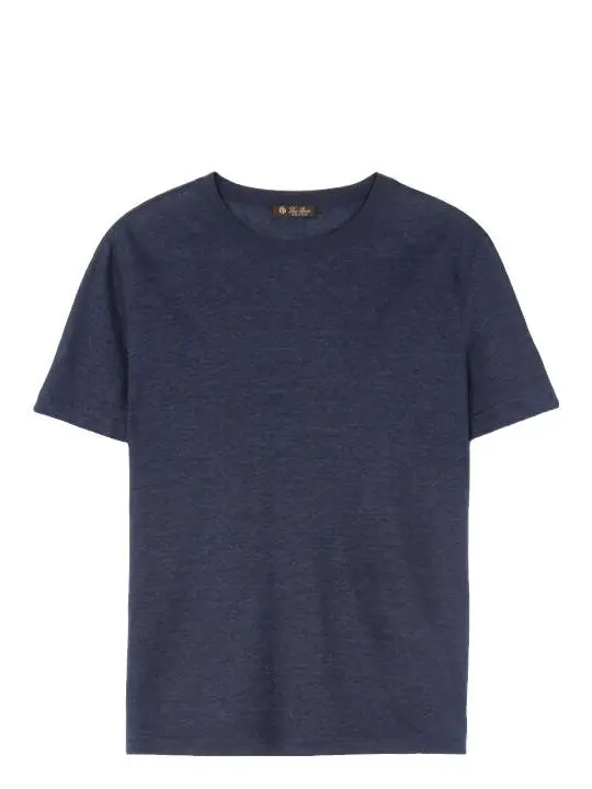 Loro Piana Lightweight Crewneck T-shirt - Navy Blue
